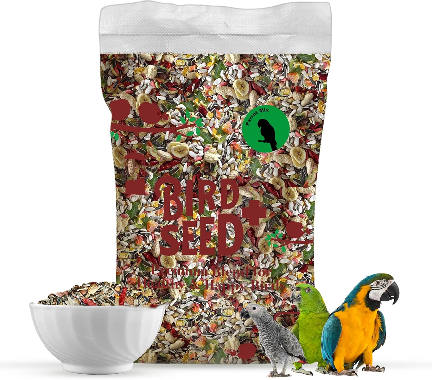 Egardenkart® Parrot Food Mix - Parrots Food with Fruit Blend | Bird Fo ...