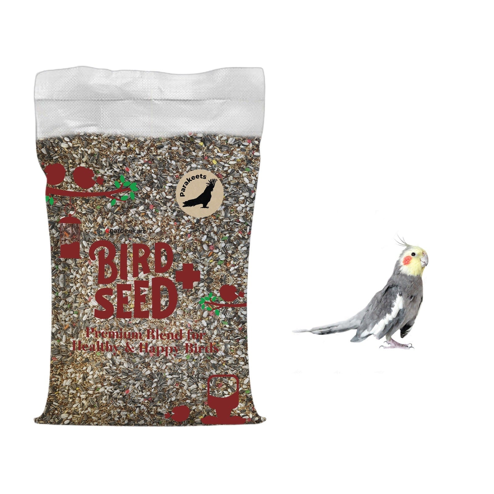 Premium Parakeet Bird Food - Nutrient-Rich Blend for Health and Happin ...